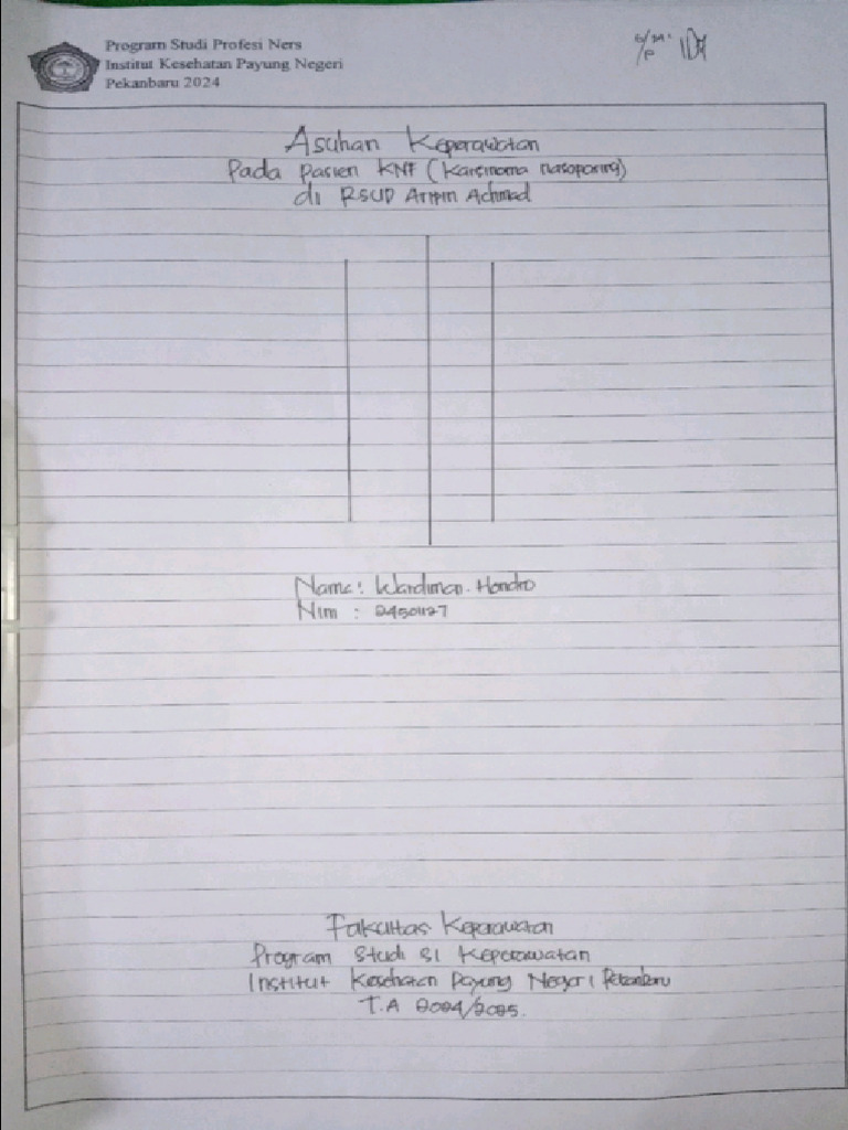 Laporan KNF Wardiman | PDF