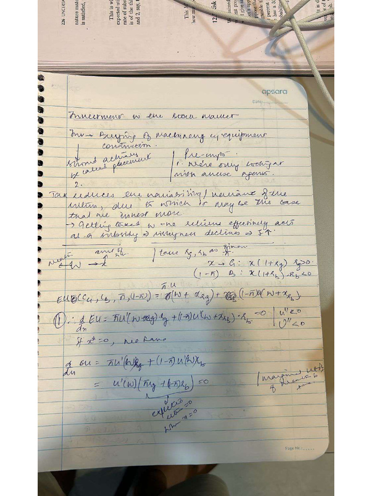 Risk and Uncertainty | PDF