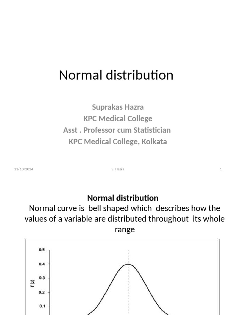Normal Distribution Basics | PDF | Science & Mathematics