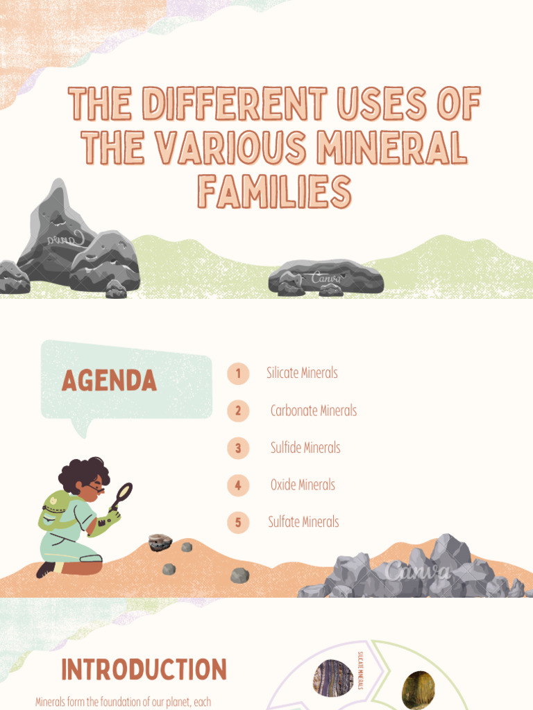 The Different Uses of The Various Mineral Families | PDF | Minerals ...