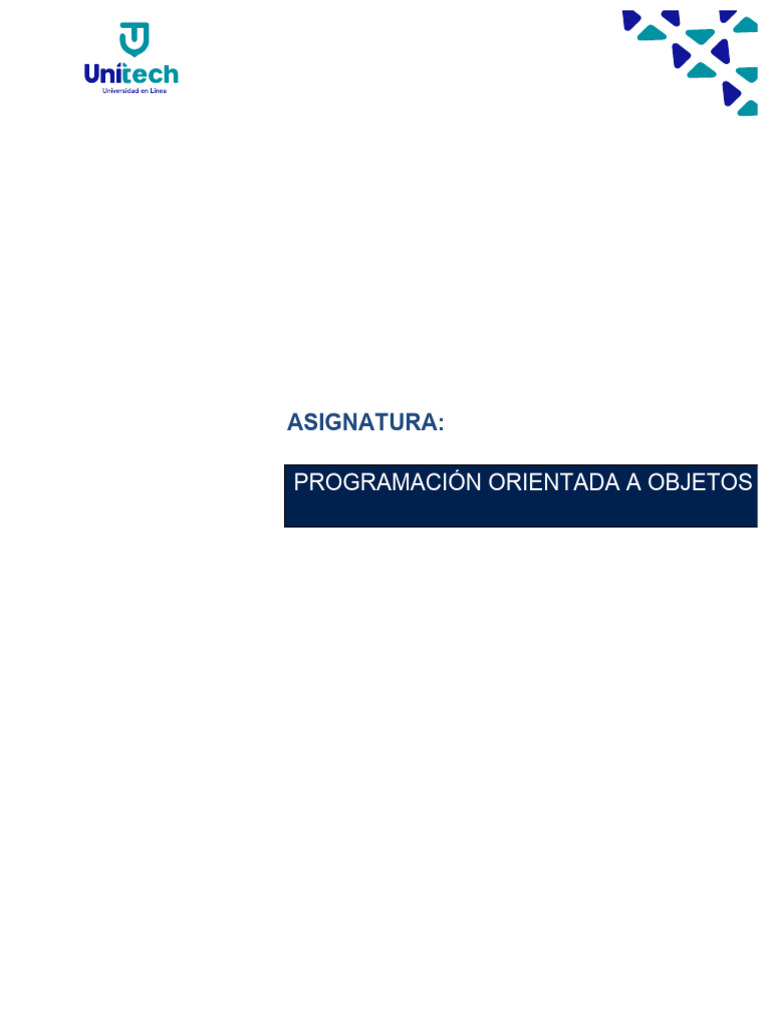 Manual Programación Orientada A Objetos | PDF | Algoritmos | Programación de computadoras