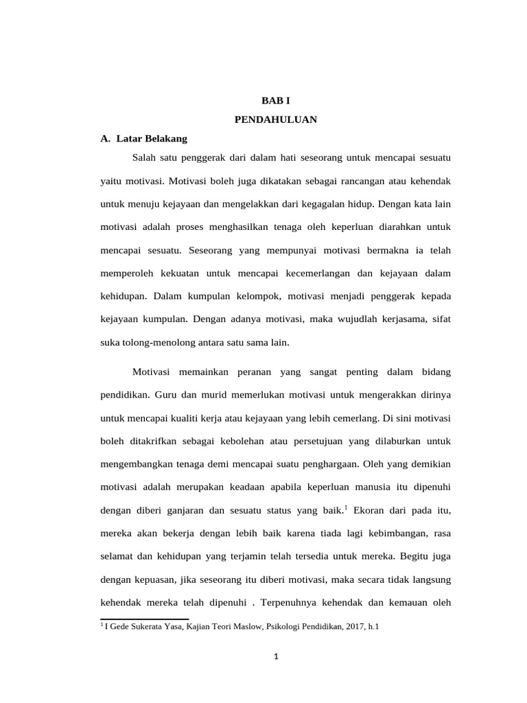 Makalah "Teori Maslow" | PDF | Ilmu Sosial | Pengembangan Diri