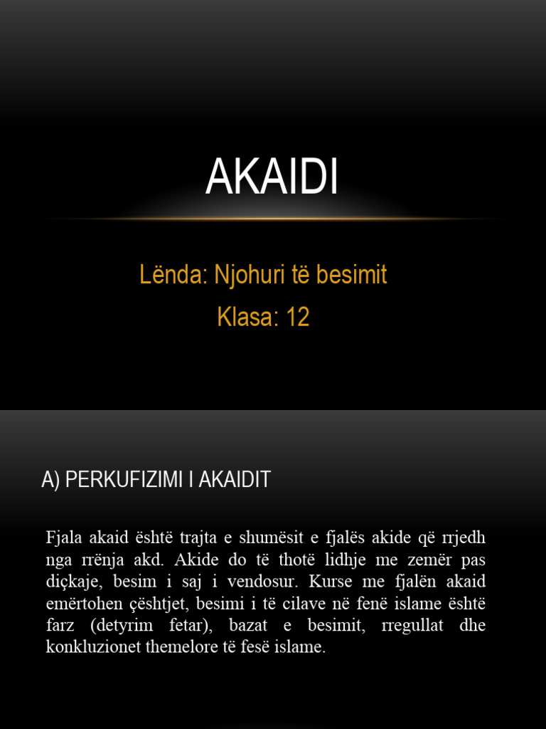 Akaid 1 | PDF