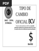 Formato Tasa BCV para Imprimir | PDF