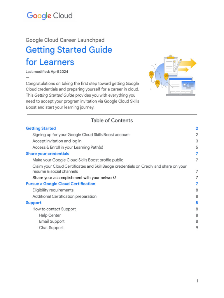 Googlecloud Careerlaunchpad Student Guide | PDF | Résumé