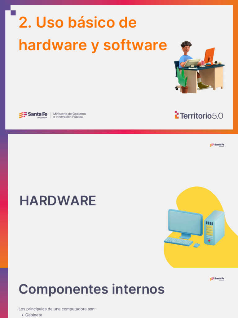 Componentes y Tipos de Computadoras | PDF | Hardware de la computadora ...