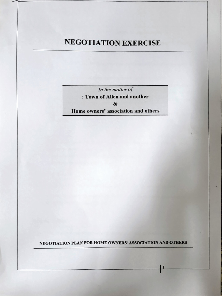 Negotiation_Plan_1 | PDF | Hydroelectricity | Dam