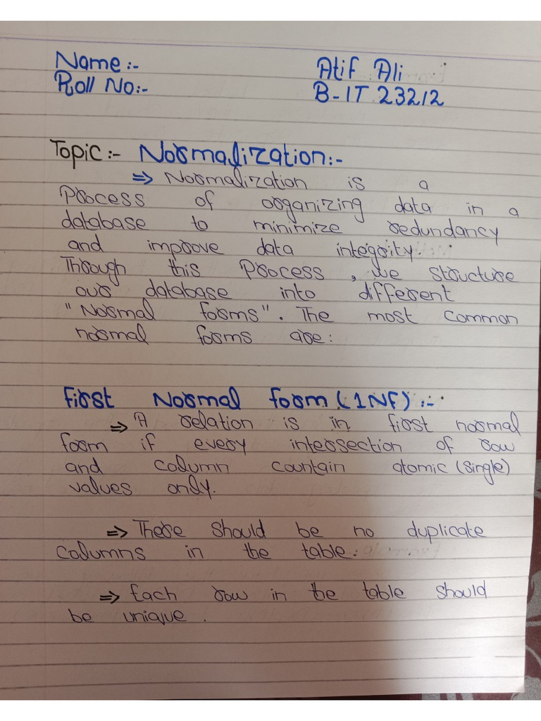 Normalization and Its Types | PDF