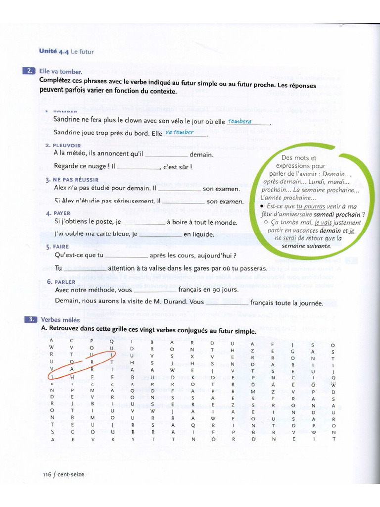 Exercice Futur Simple Futur Proche | PDF