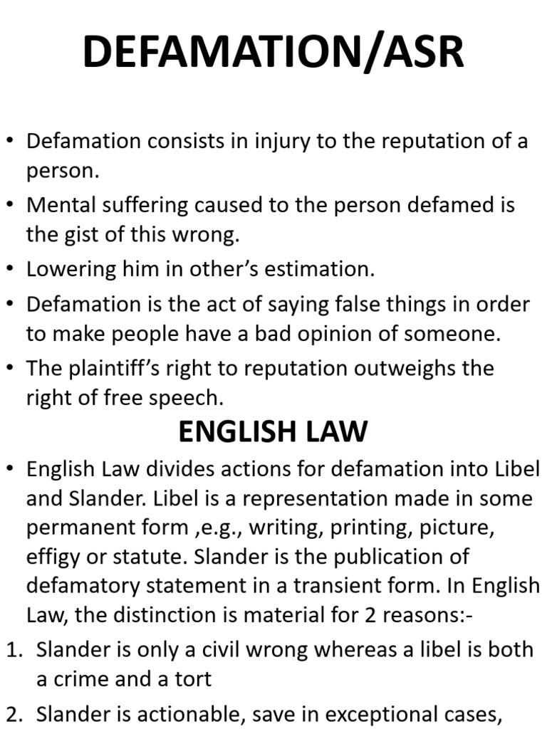 2021 SFC C P Act 2019 & Defamation | PDF | Defamation | Common Law