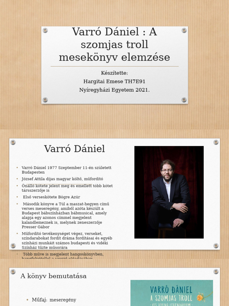 Varró Dániel | PDF