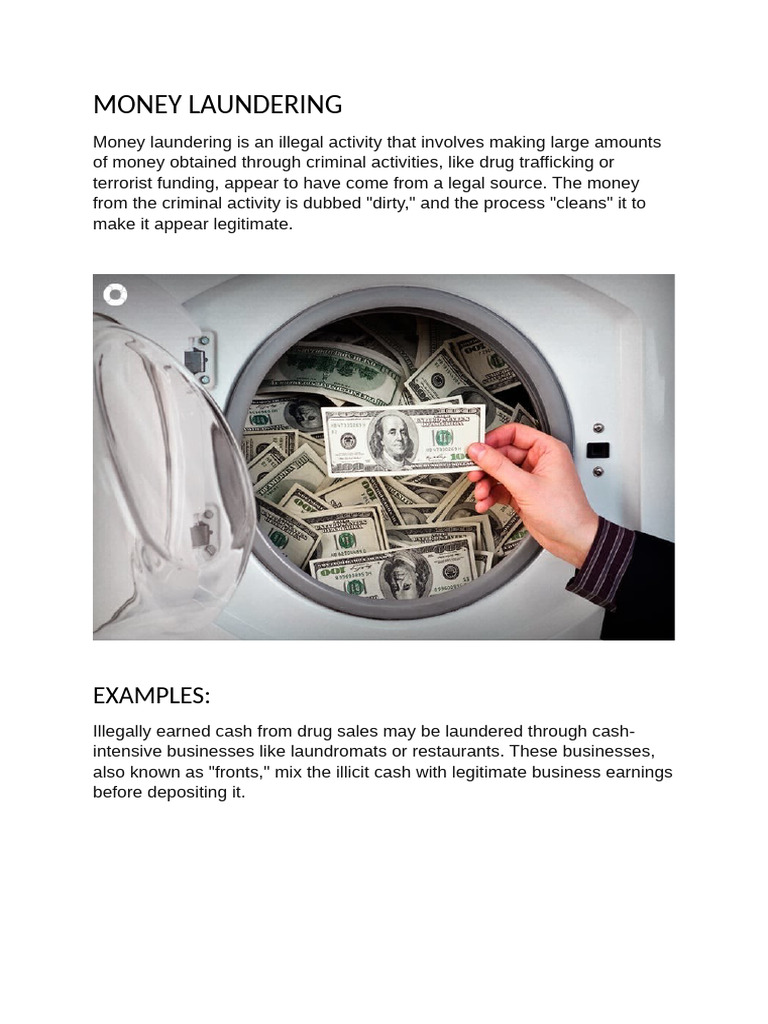 Money Laundering | PDF | Business