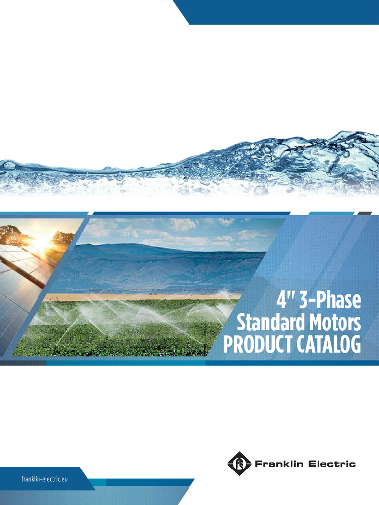4inch 3 Phase Standard Motors Product Catalog - Engl | PDF | Electrical ...