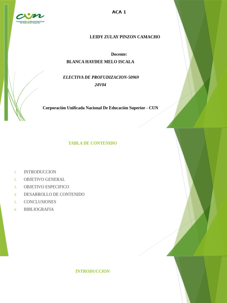 Aca Electiva de Profundizacion | PDF | Aceite de palma | Colombia