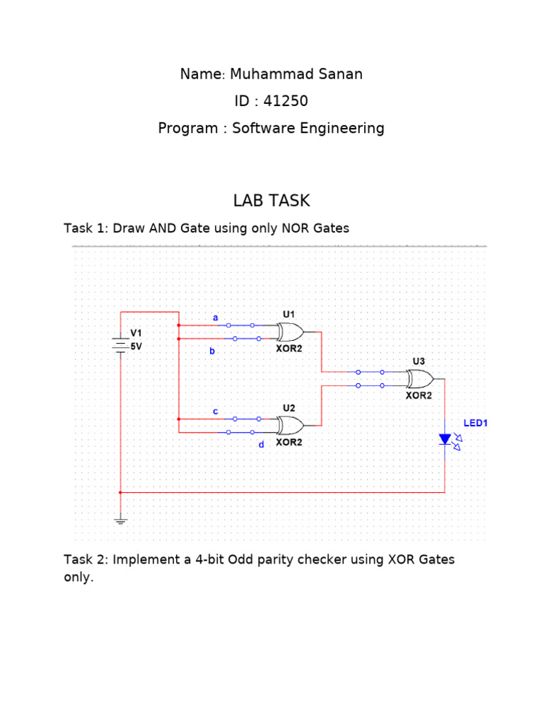 DLD Lab Task | PDF
