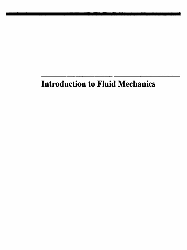 James A. Fay - Introduction To Fluid Mechanics-The MIT Press (1994) | PDF