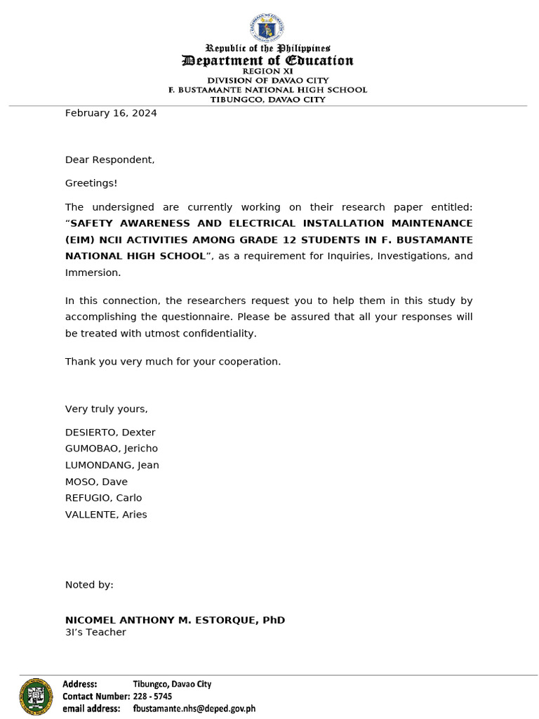 3I Letter | PDF | Methodology | Cognition