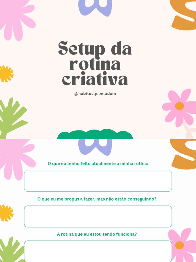 Mapeamento de Rotina e Hábitos Eficazes | PDF | Autoajuda