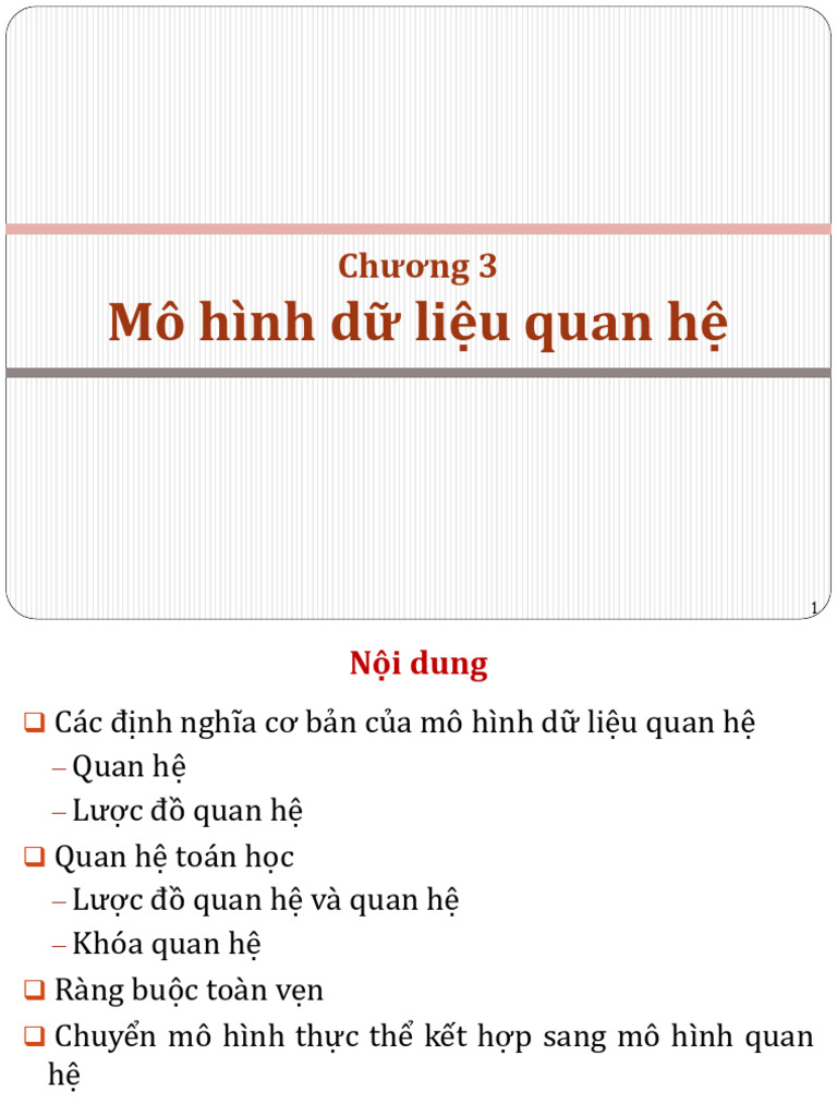 C3.CSDL-MH DL Quan He | PDF