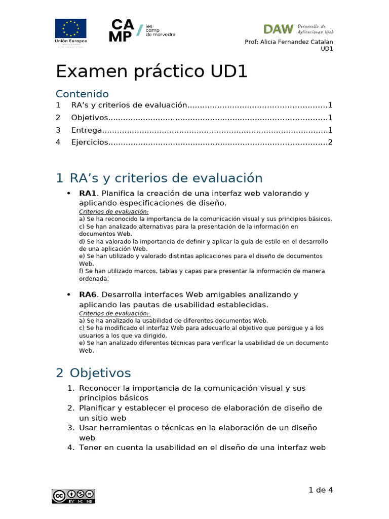 Examen Práctico UD1 - Curso24-25 | PDF | Usabilidad | Interfaces gráficas de usuario