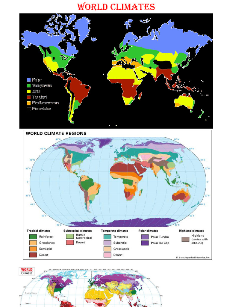 Overview of World Climate Types | PDF