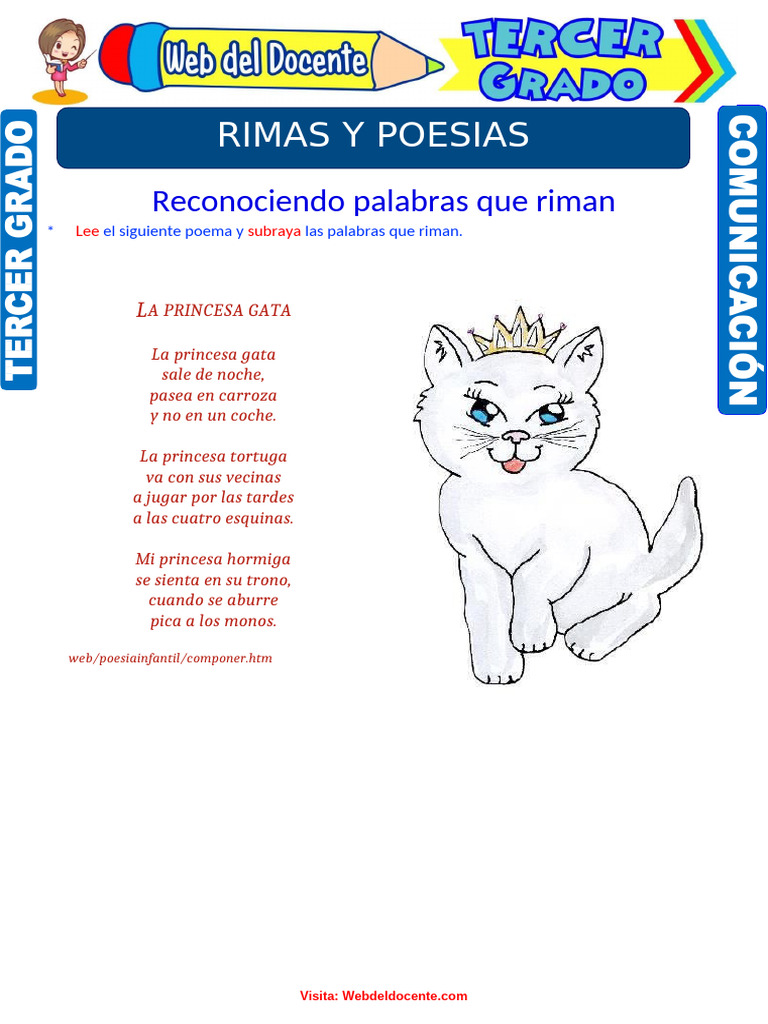 Rimas y Poemas para Tercer Grado de Primaria | PDF | Poesía | Alimentos