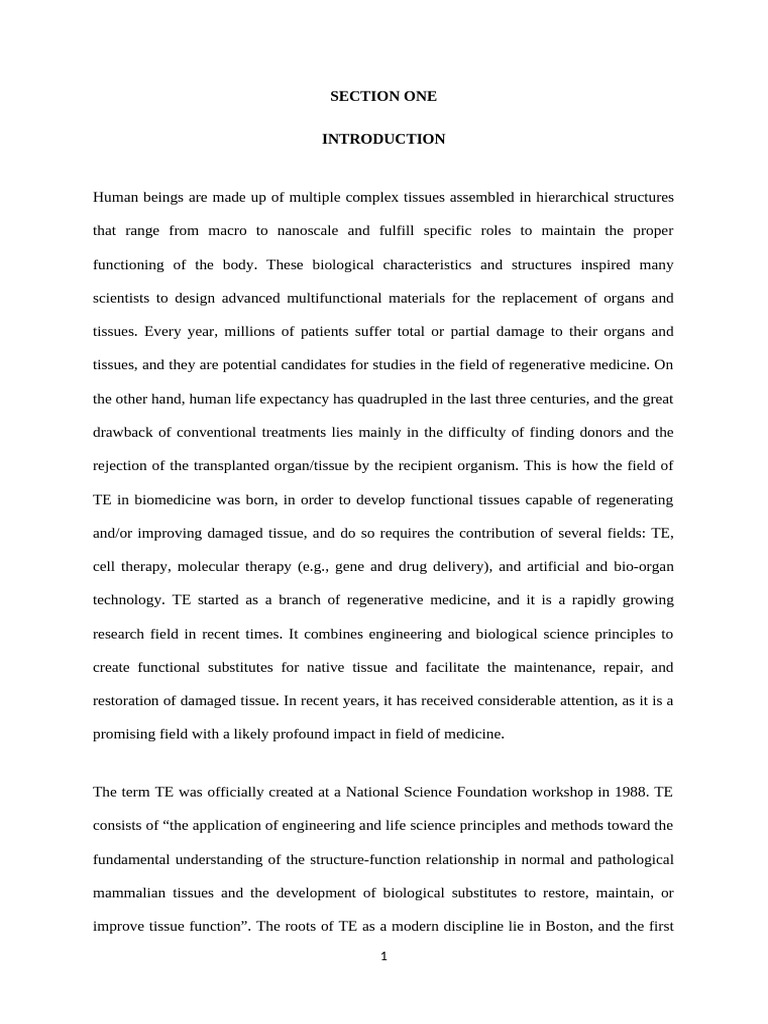 Application of Synthetic Polymers in Bone and Tissue Engineering | PDF ...