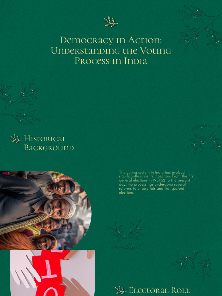 Slidesgo Democracy in Action Understanding The Voting Process in India ...