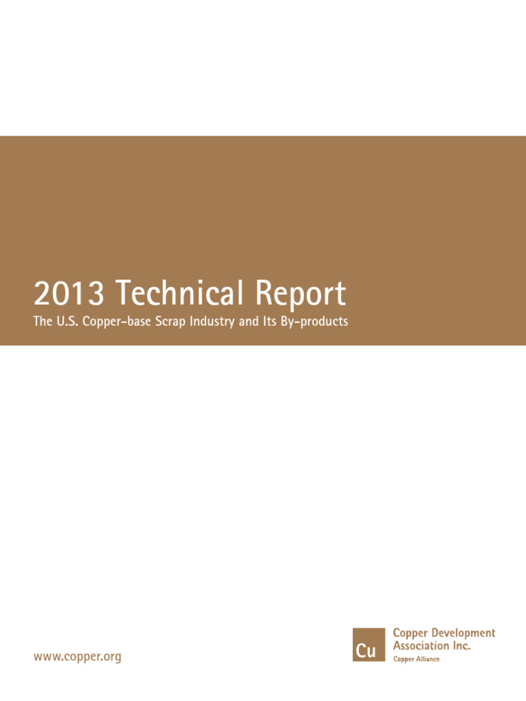 Scrap Report | PDF | Scrap | Copper