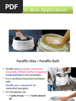 Paraffin Wax Bath Techniques and Safety | PDF | Wound