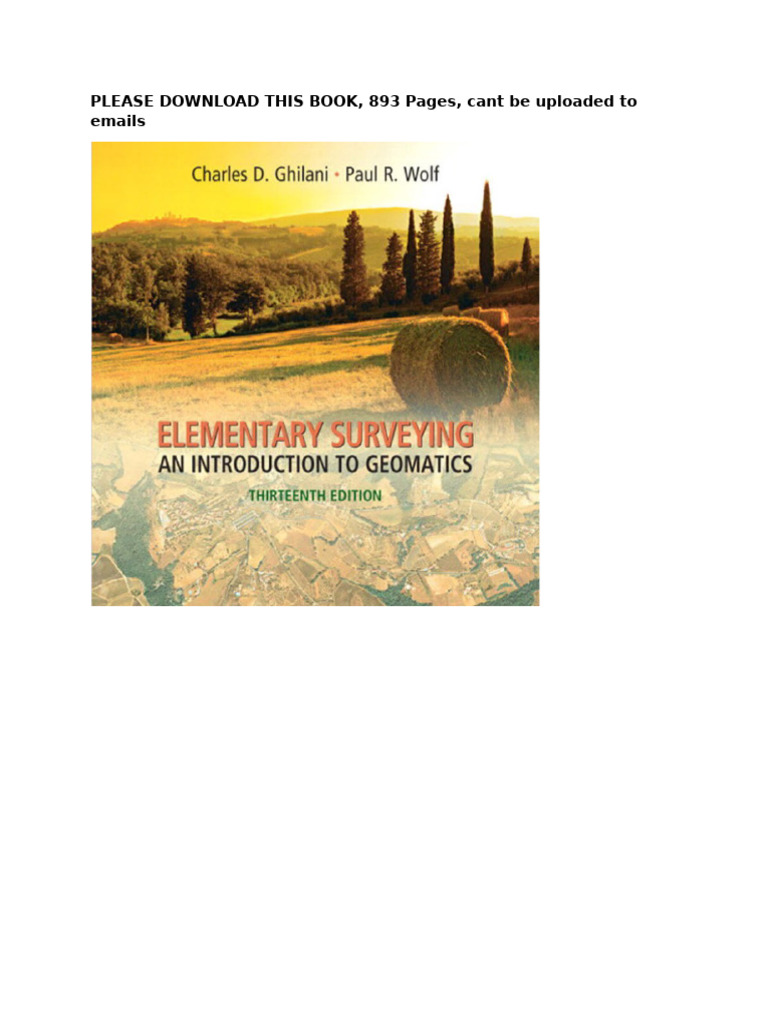 Elementary Surveying 2 | PDF