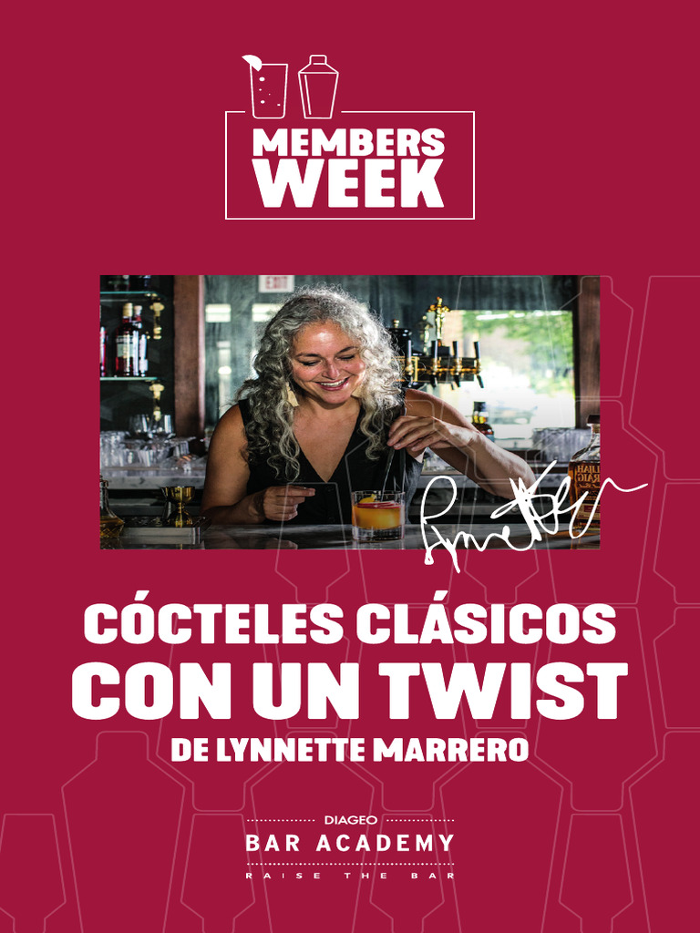 Cocteles Clasicos Con Un Twist de Lynnette Marrero DBA Recipe Books ...