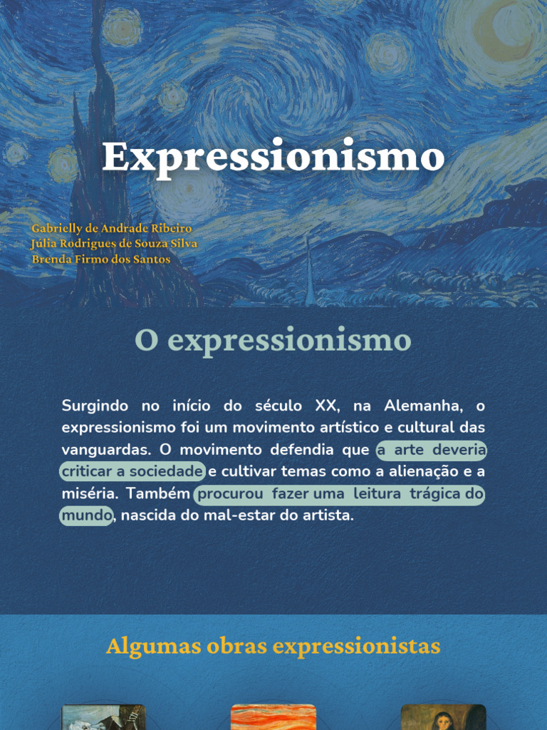 O Expressionismo | PDF