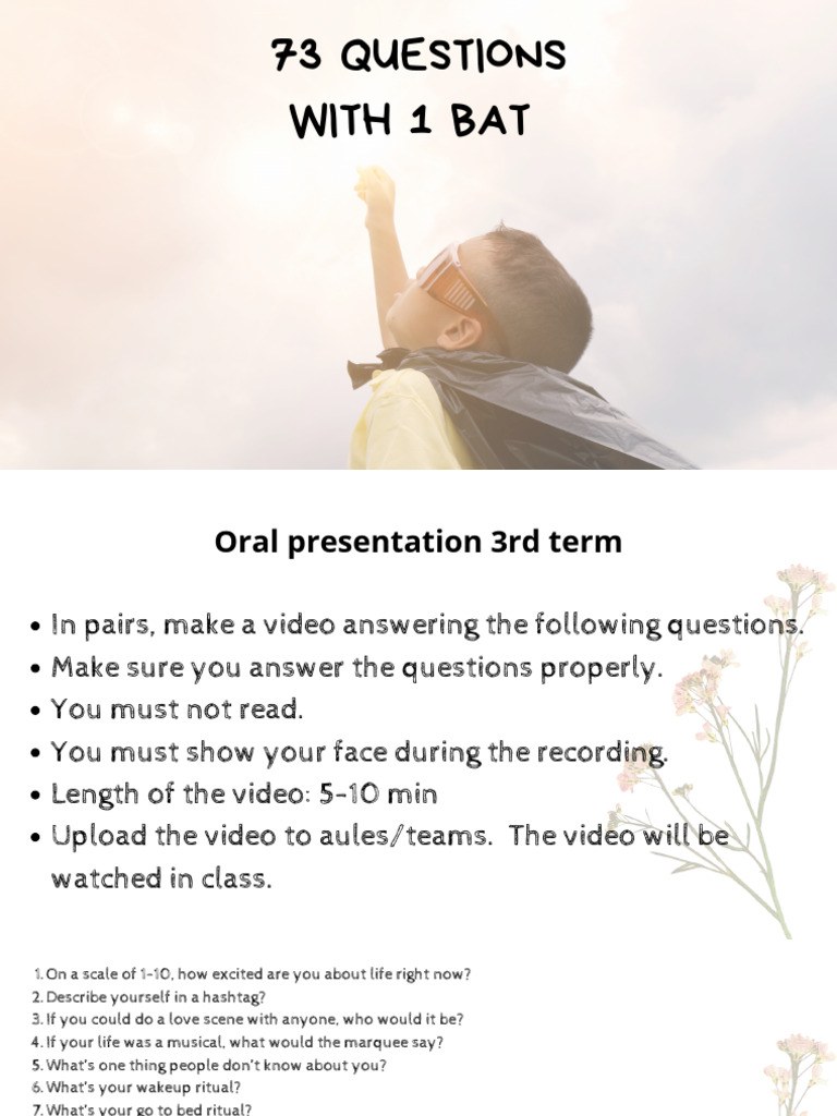 73 questions with 1 bat | PDF