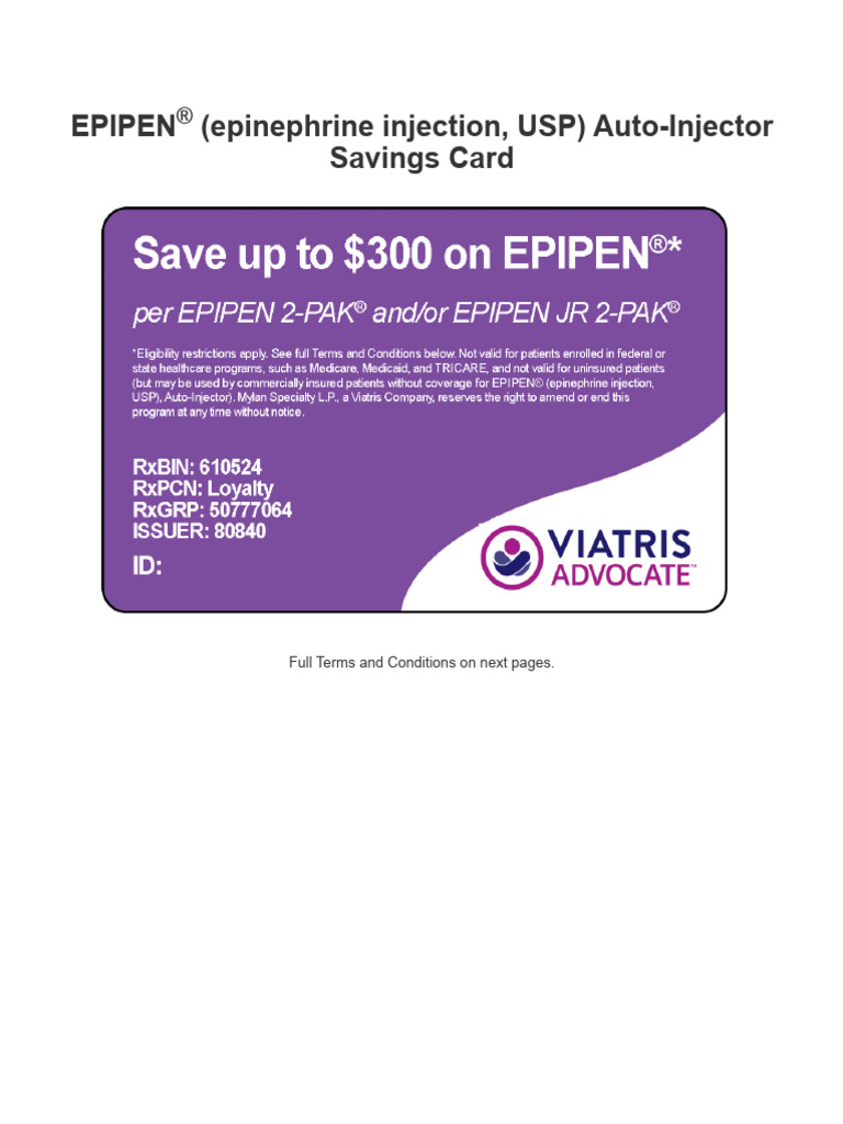 Viatrisadvocate 1426761938 | PDF | Epinephrine Autoinjector ...