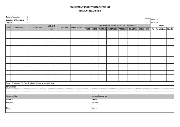 Inspection Apar | PDF