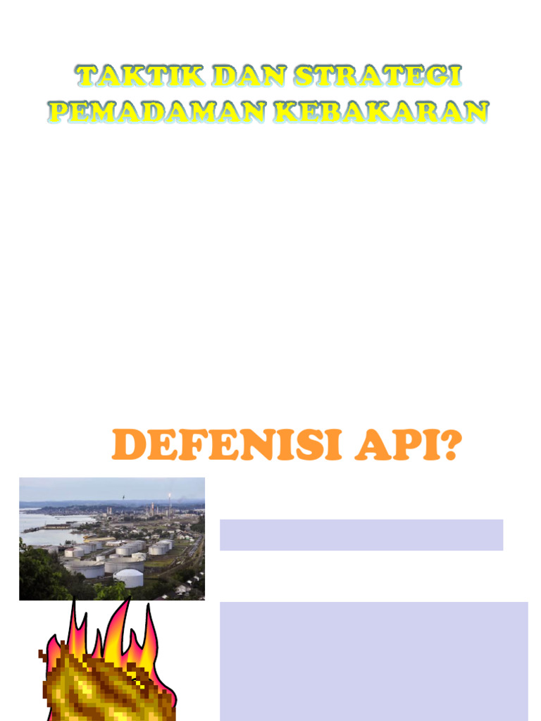 Taktik Dan Strategi Pemadaman - S | PDF