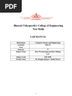Bcsl404 Lab Manual | PDF | Engineering | Data Science