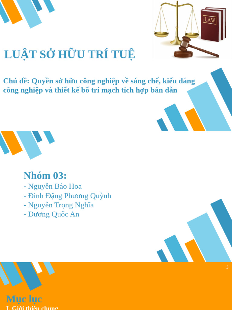 Bai Thuyet Trinh - Luat SHTT - Nhom 3 | PDF