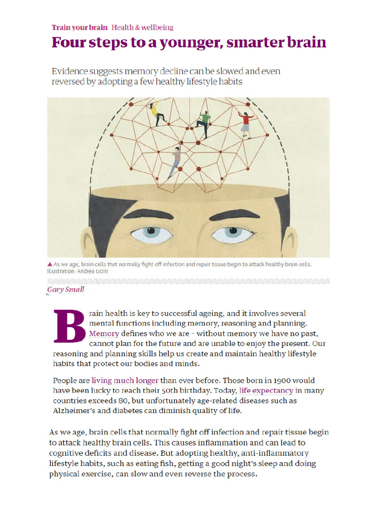 Four Steps To A Younger Smarter Brain | PDF