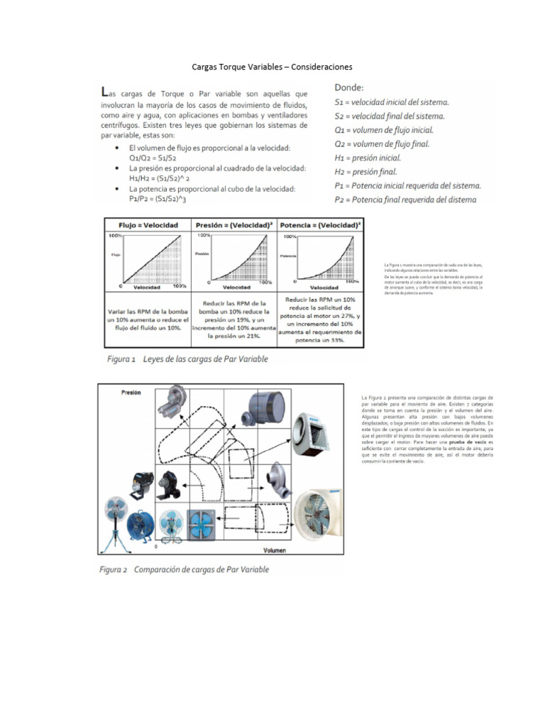 Carga Torque Variables | PDF