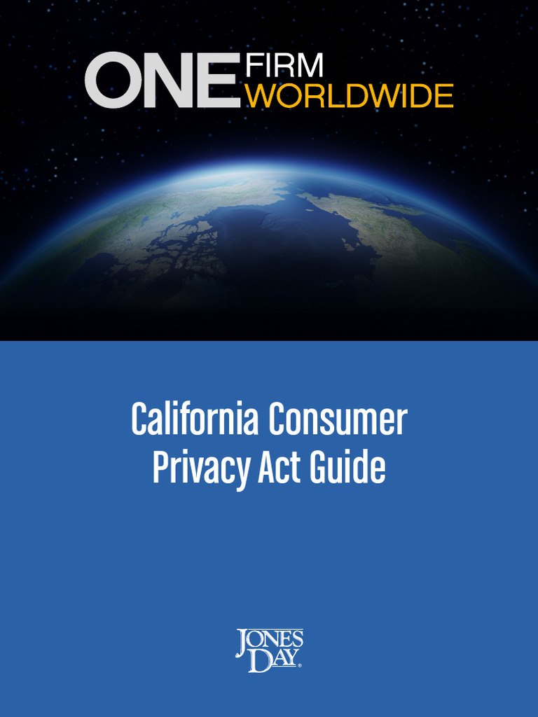 California Consumer Privacy Act Overview | PDF | Privacy | Information