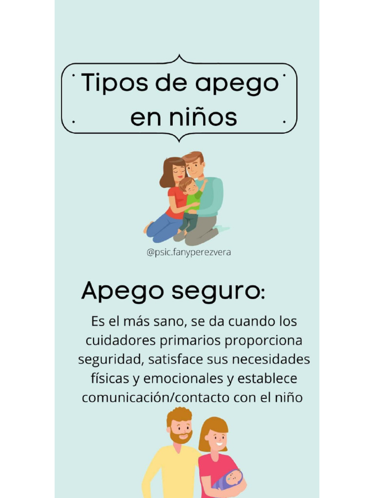 Tipos de Apego | PDF