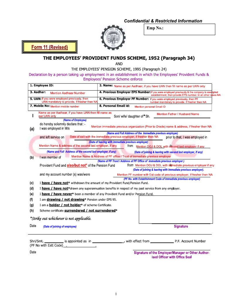 Form 11 Instructions | PDF
