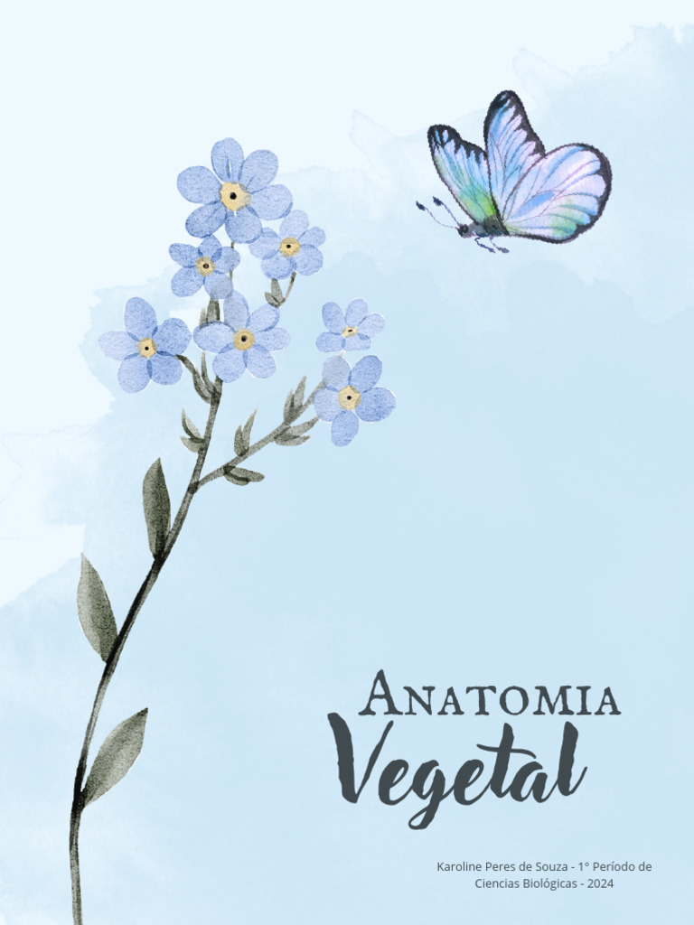 1 - Introdução A Anatomia Vegetal | PDF | Plantas | Fotossíntese