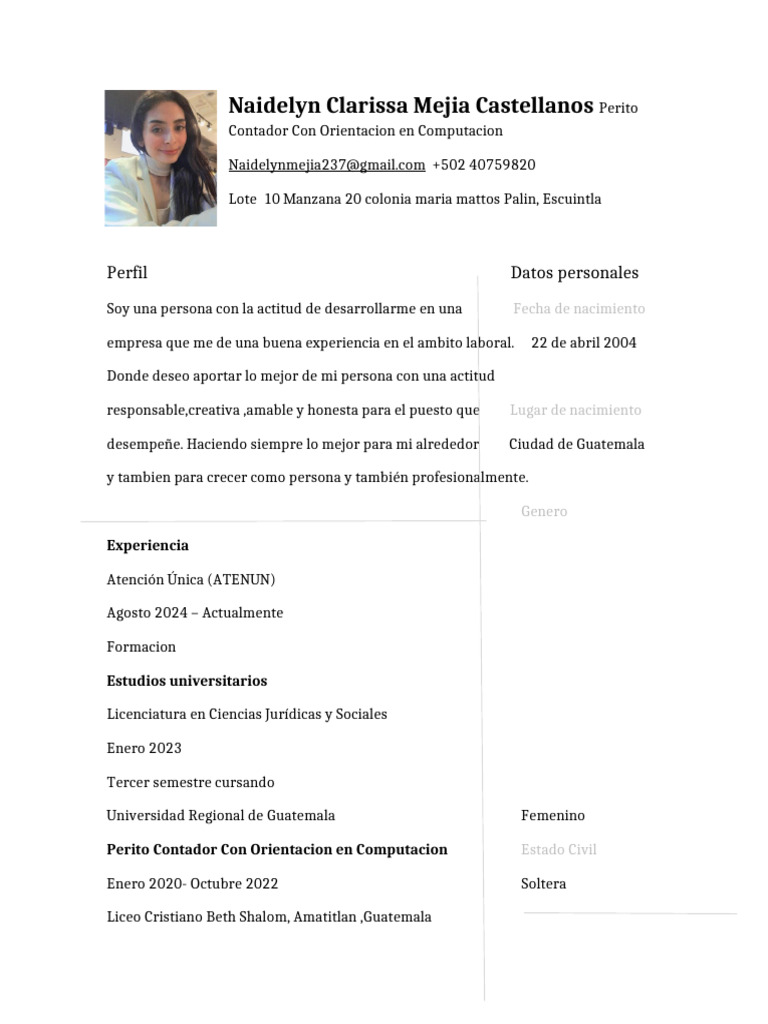 Curriculum Act. | PDF | Salud y bienestar