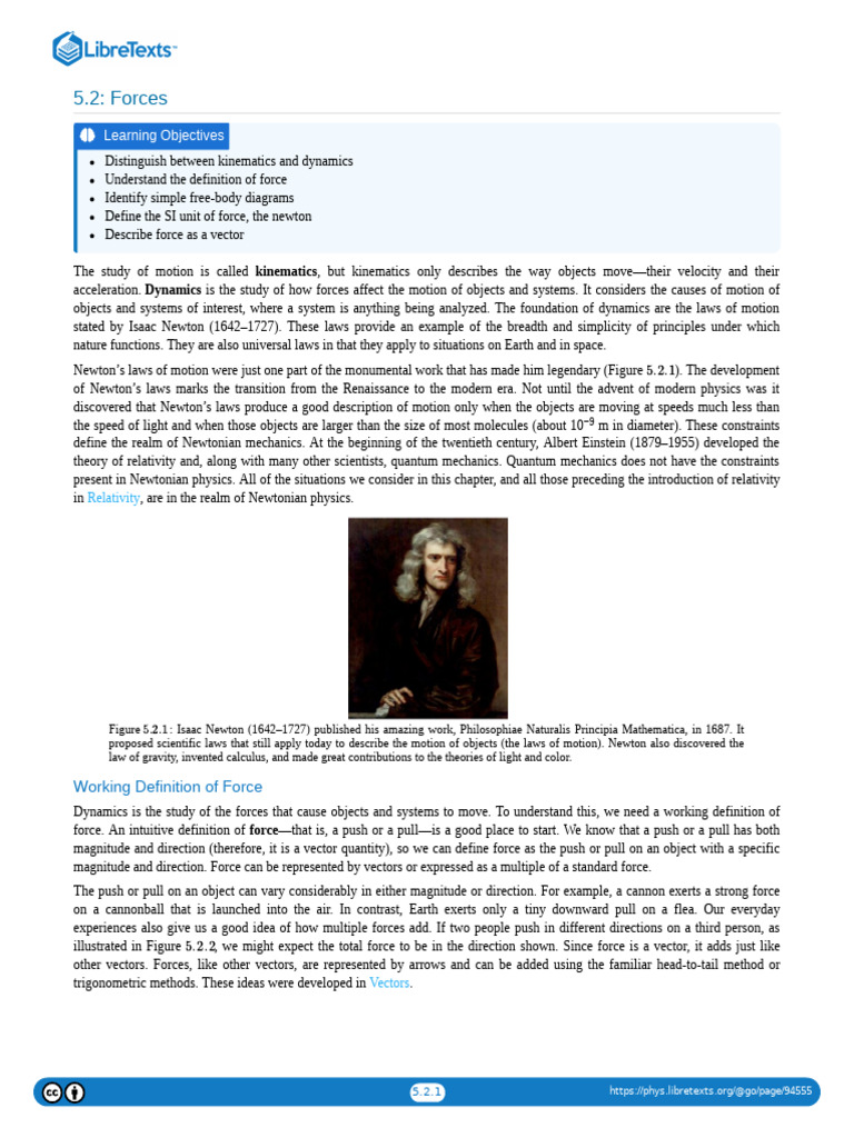 5.02 Forces | PDF | Force | Classical Mechanics