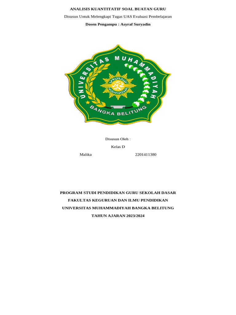 Malika Analisis | PDF