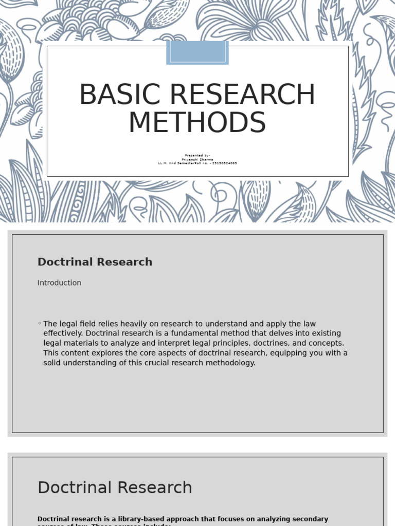 Basic Research Methods | PDF | Methodology | Sociology