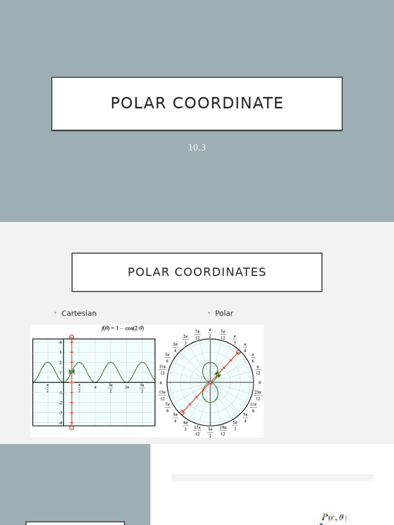 10.3 Polar Coordinates SV | PDF